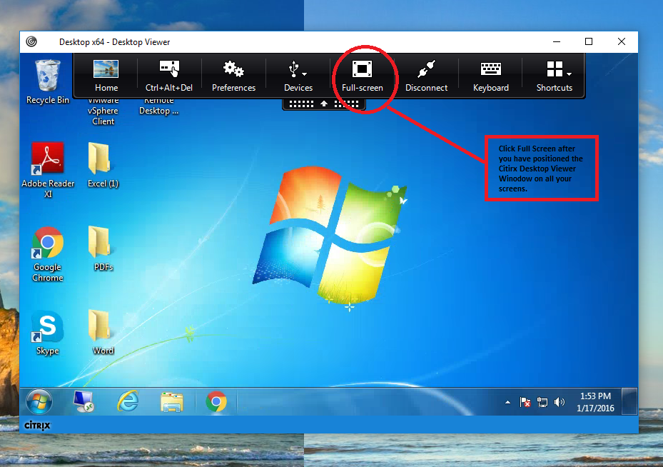 End User Guide How To Span Your Citrix Desktop Across 2 Or More 